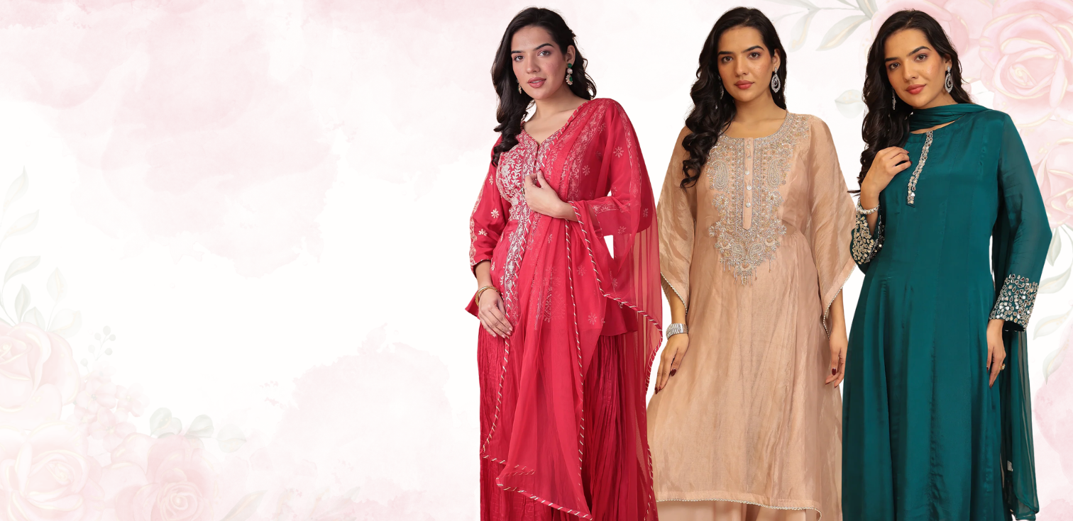 Shop Designer Suit Sets for Every Occasion | Zari Jaipur