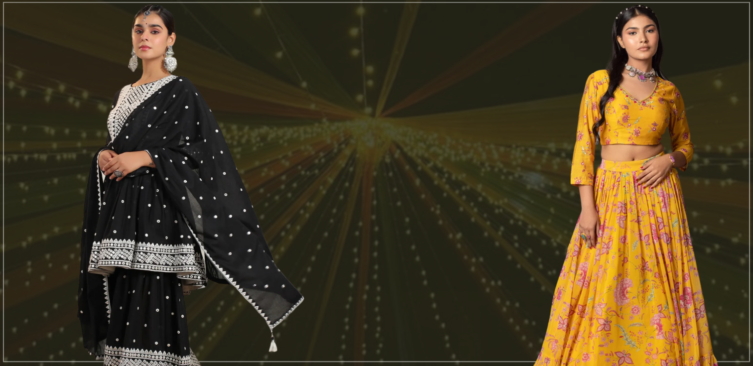 Buy Best Ethnic Wear Designer Garba Outfits for Navratari 2025 – Zari ...