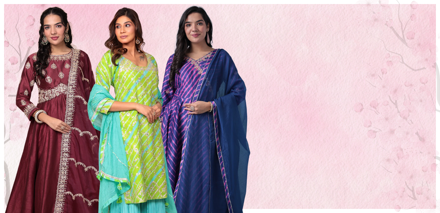 Shop Lightweight Ethnic Suits for Women Online at Zari Jaipur
